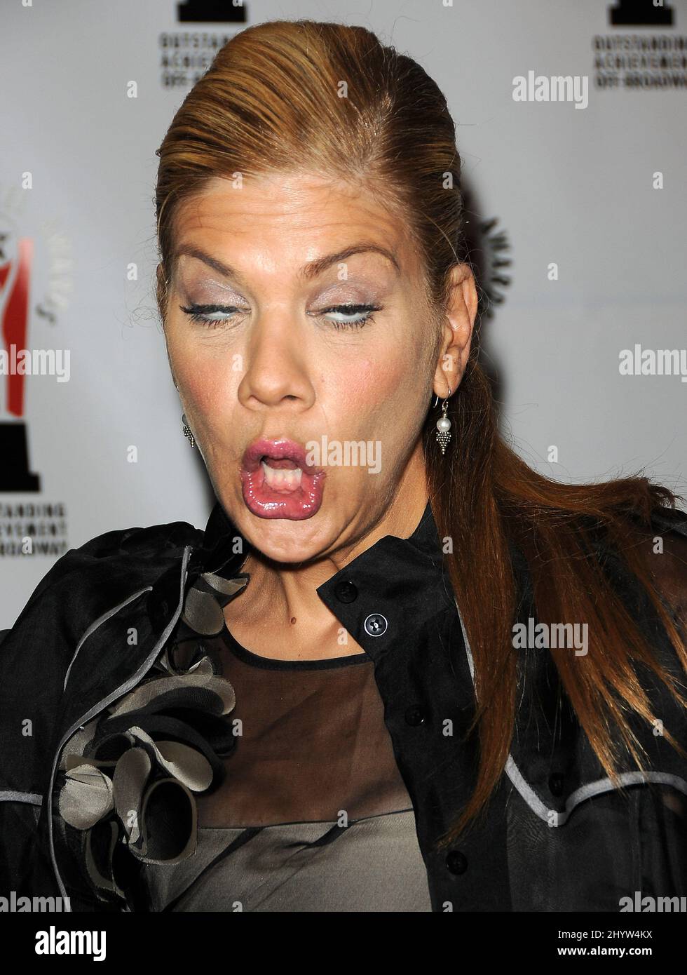 Celebrities Making Funny Faces Celebrity Funny Face Hi Res Stock