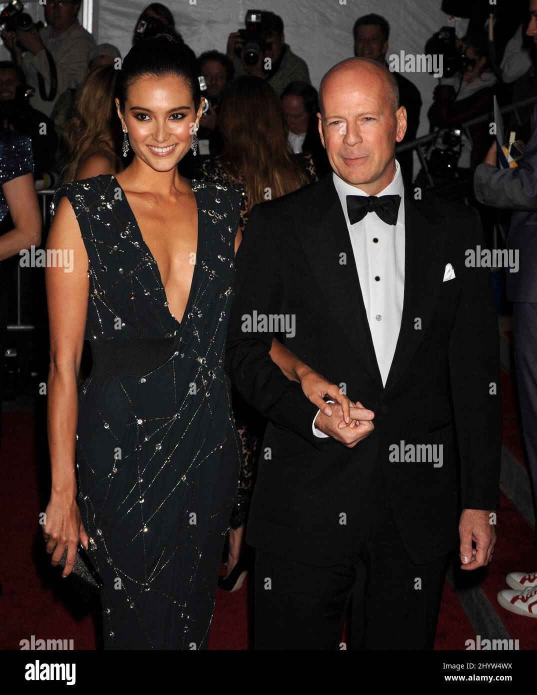 Emma Heming and Bruce Willis at the Model as Muse, Embodying Fashion ...
