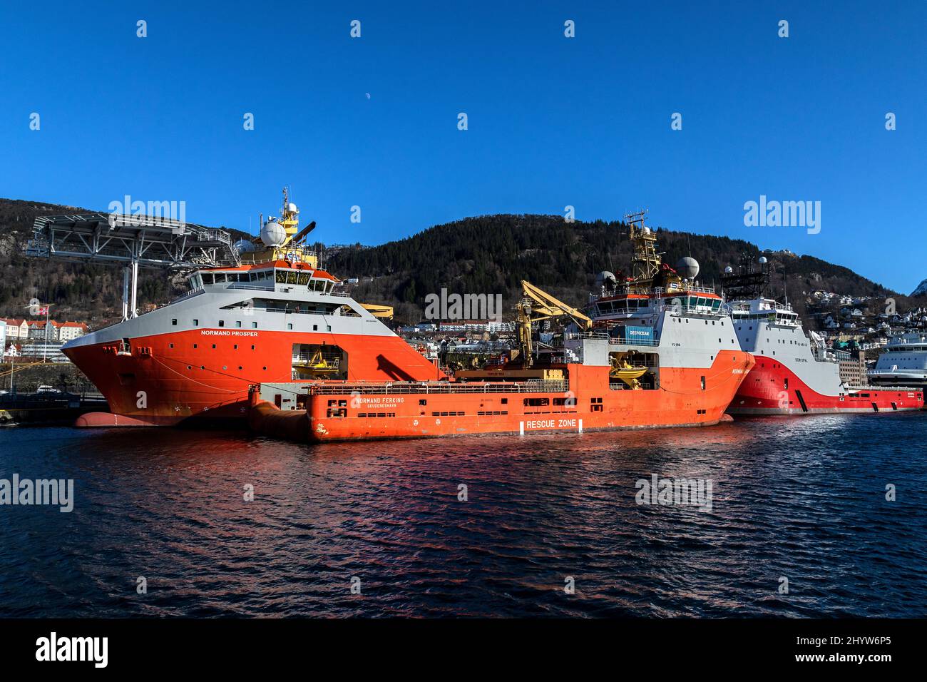 Offshore AHTS anchor handling tug supply vessels Normand Ferking and ...