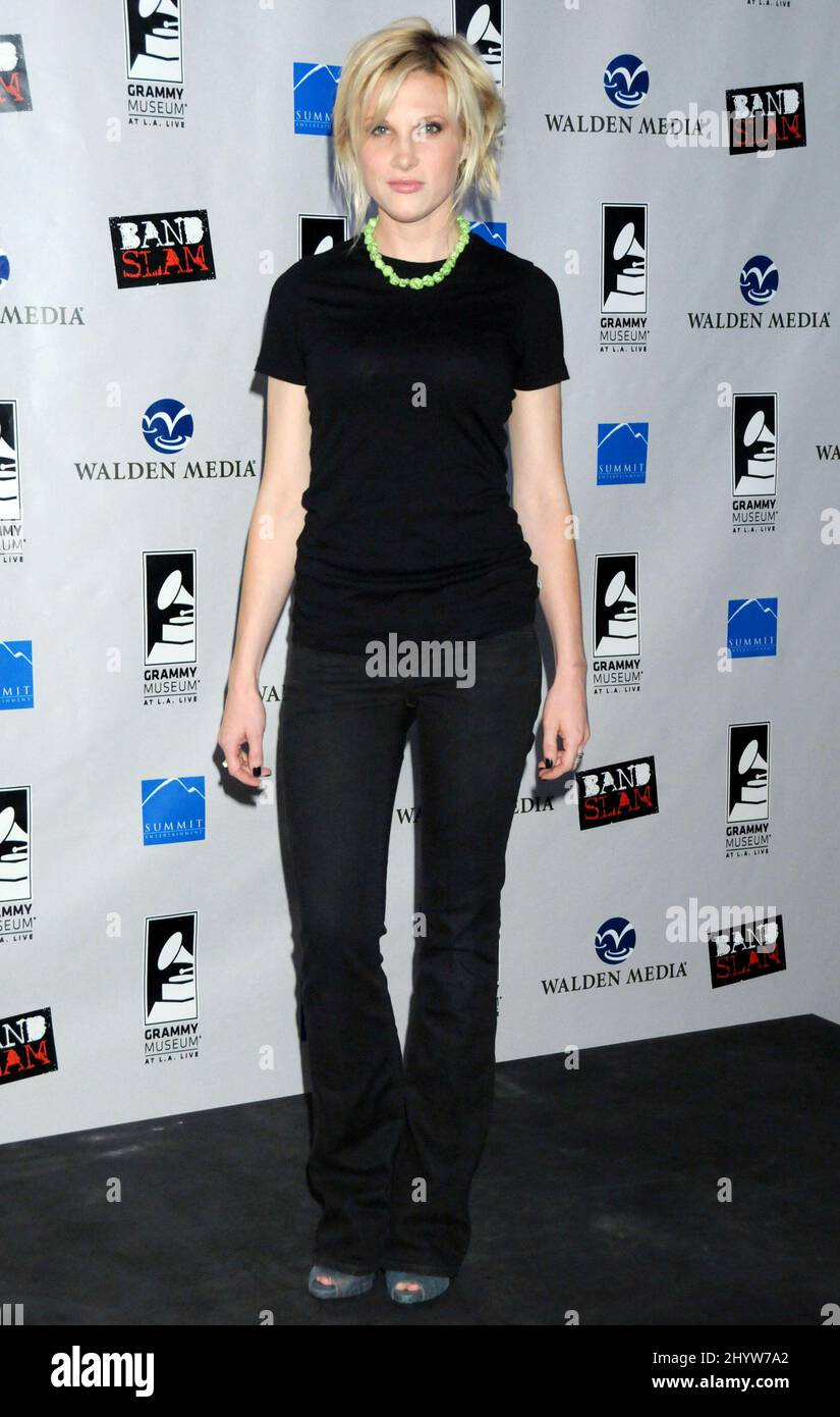 Lucy Walsh arriving at the Bandslam Reel Thinking Event held at The ...