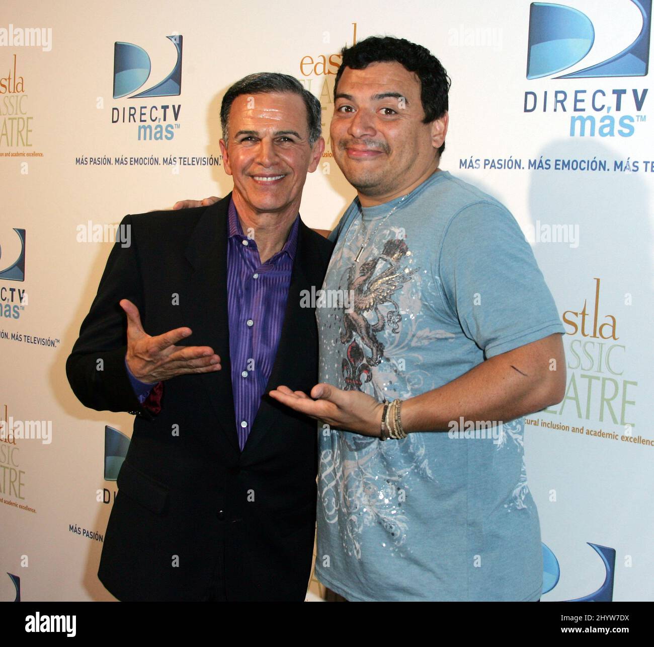 Tony Plana (left) and Carlos Menica at the "To Be Or Not To Be...Carlos ...