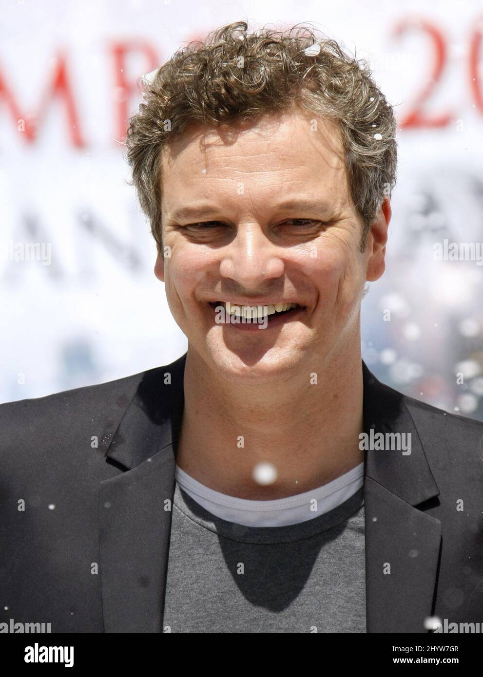 Colin Firth at a photocall for Disney's film, 'A Christmas Carol', at ...