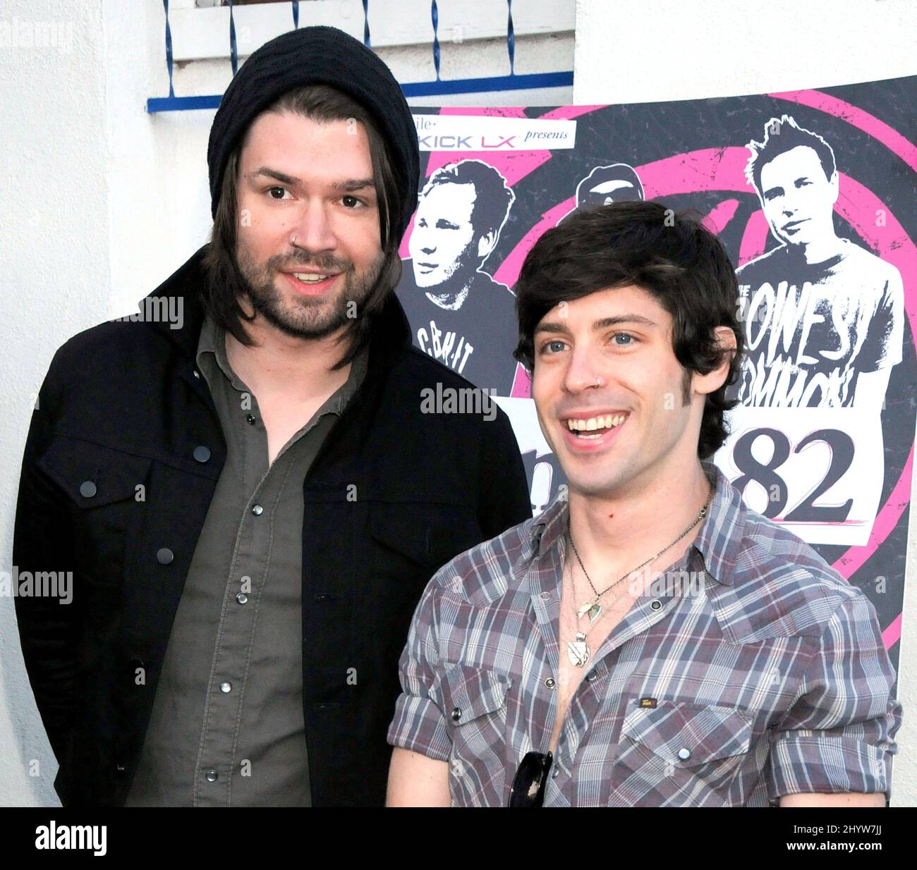 Adam Lazzara and Matt Fazzi of "Taking Back Sunday" at Blink-182's ...