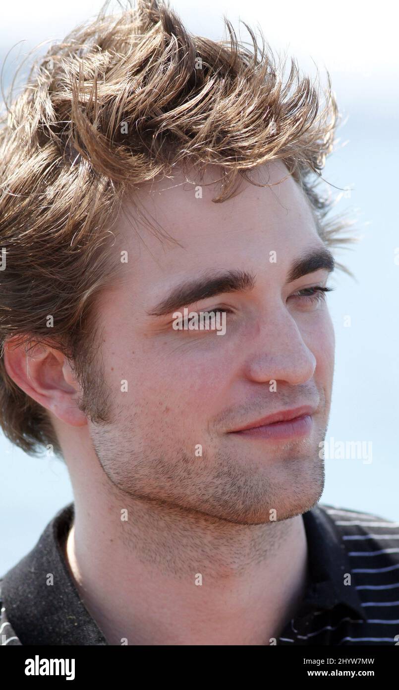 Robert Pattinson at a photocall for New Moon held at the Majestic Beach ...