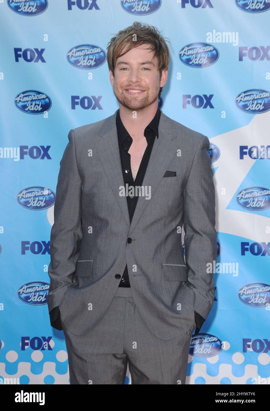 David Cook arrives at the "American Idol" Grand Finale 2009 held at the ...