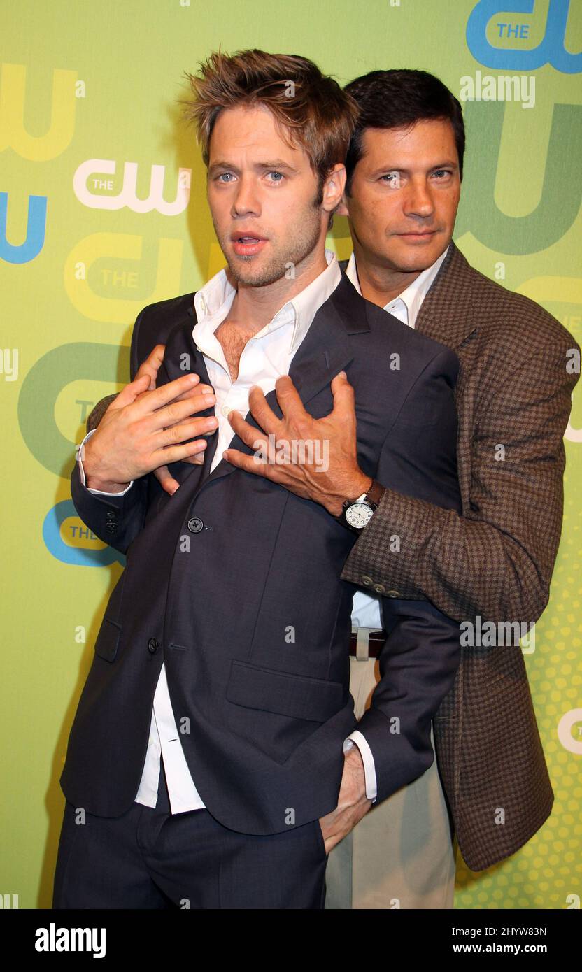Shaun Sipos and Thomas Calabro at the CW Network 2009 Upfront party ...
