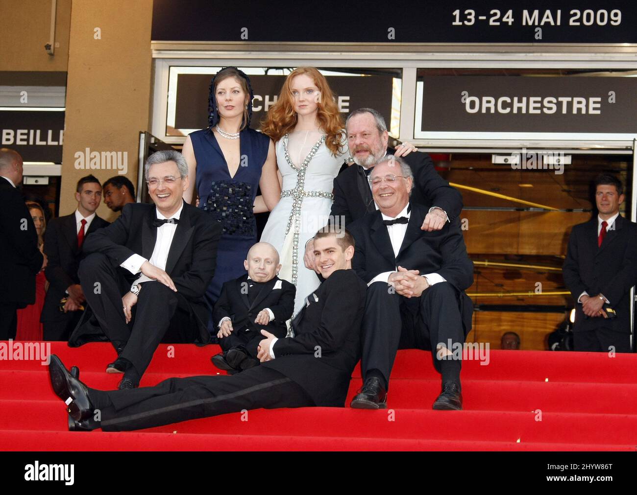Amy Gilliam, Lily Cole, Terry Gilliam, Nicola Percorini, Verne Troyer ...