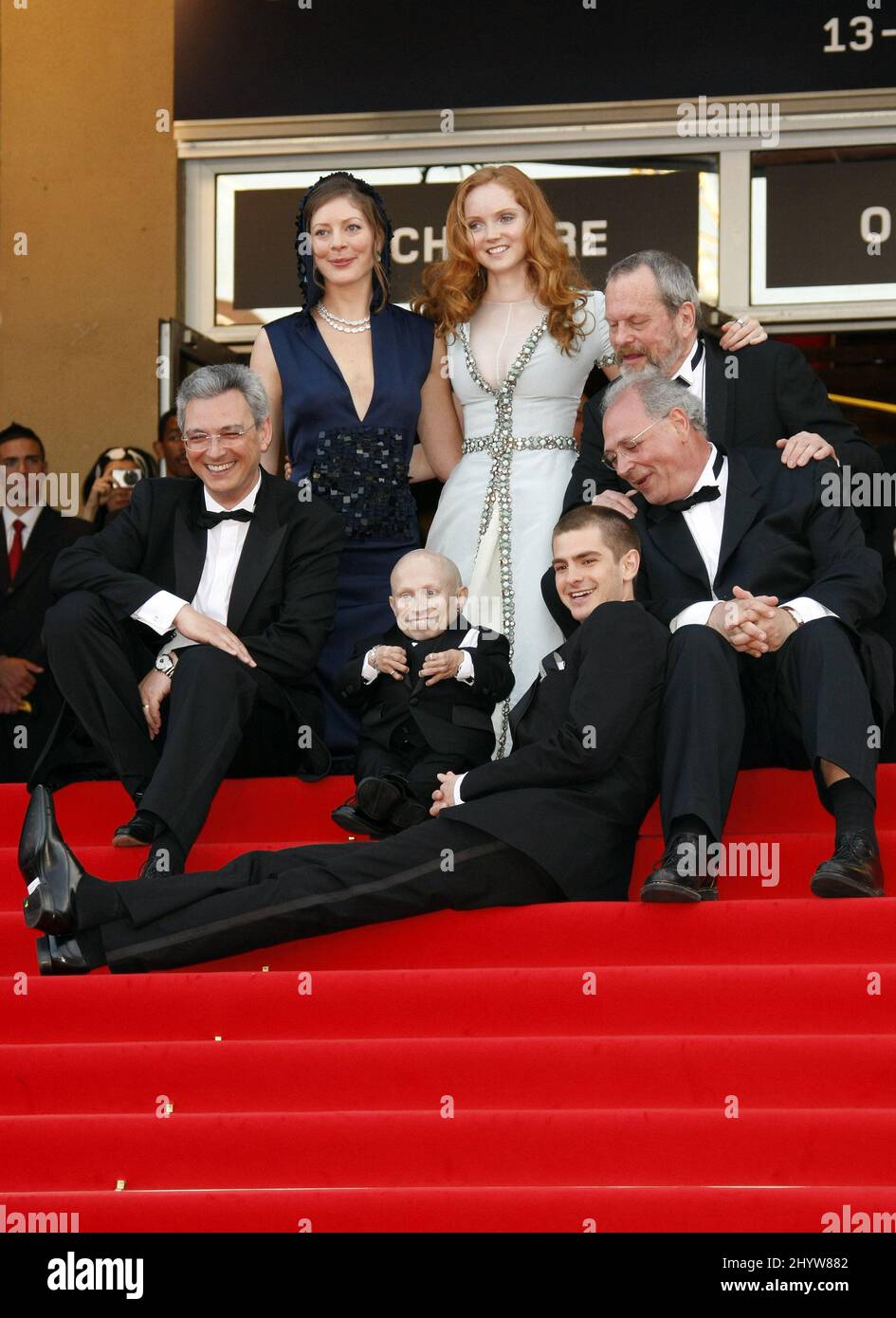 Amy Gilliam, Lily Cole, Terry Gilliam, Nicola Percorini, Verne Troyer ...