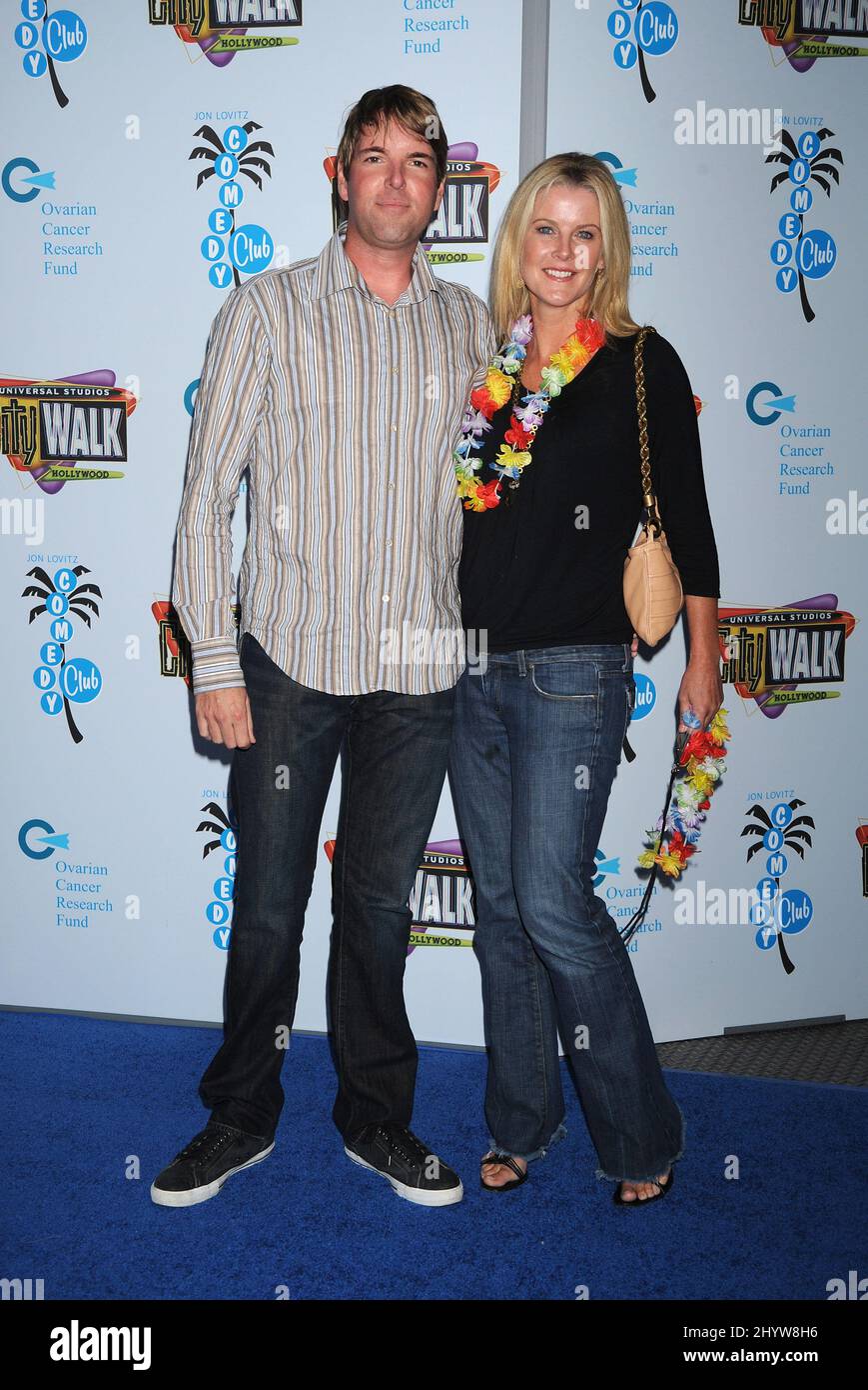 Maeve Quinlan and David MacMillan at the Jon Lovitz Comedy Club Gala ...