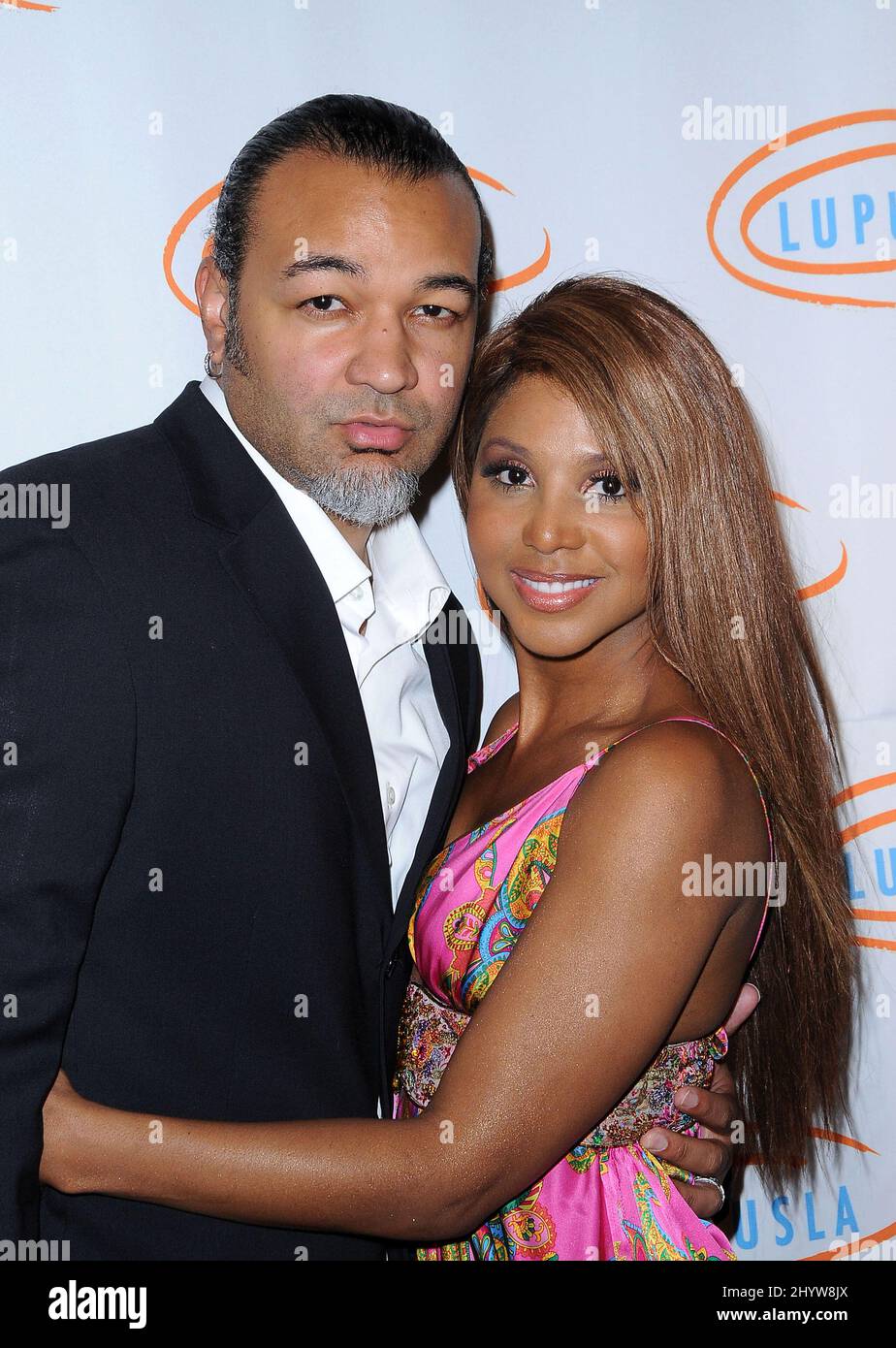 Keri Lewis and Toni Braxton at the 9th Annual Lupus LA Orange Ball ...