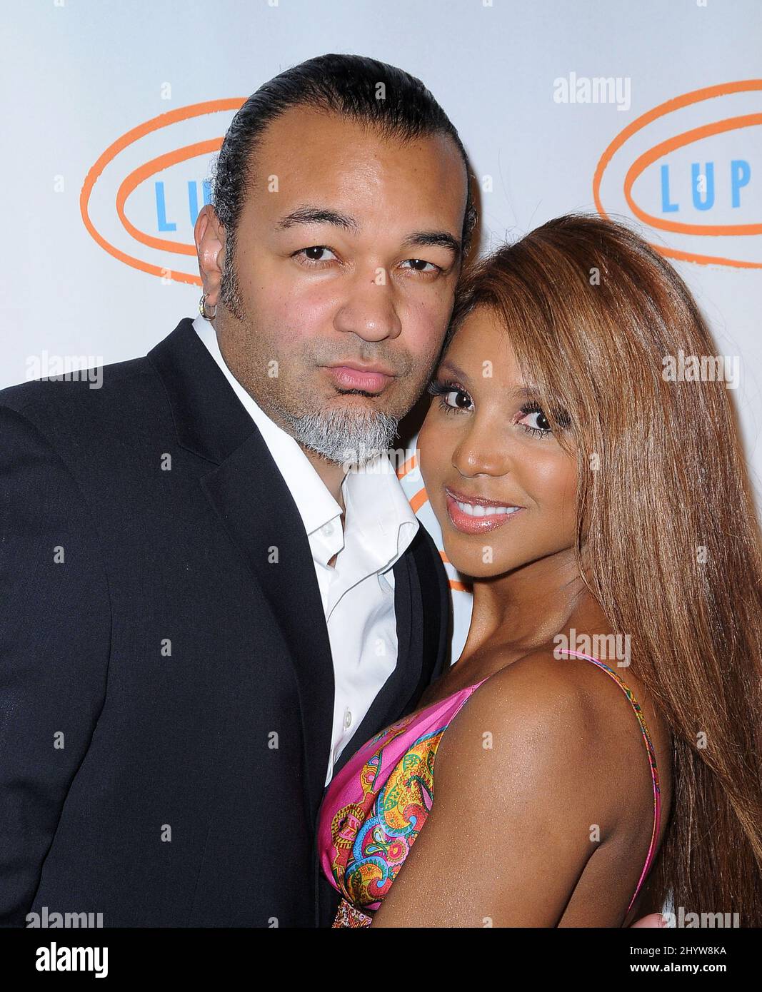 Keri Lewis and Toni Braxton at the 9th Annual Lupus LA Orange Ball ...