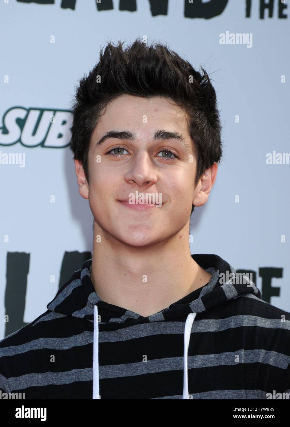 David Henrie at the "Land of the Lost" premiere at Graumans Chinese ...