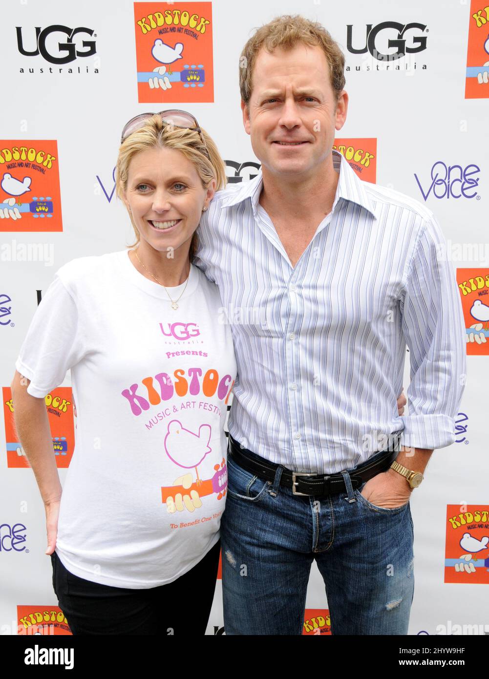 Greg Kinnear and wife Helen Labdon at the 3rd Annual Kidstock Music and ...