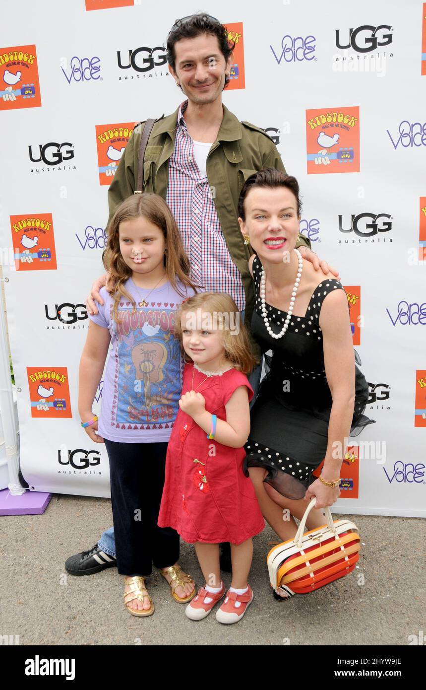 Debi Mazar, husband Gabriele Corcos, daughter Evelyn Maria Mazar Corcos ...