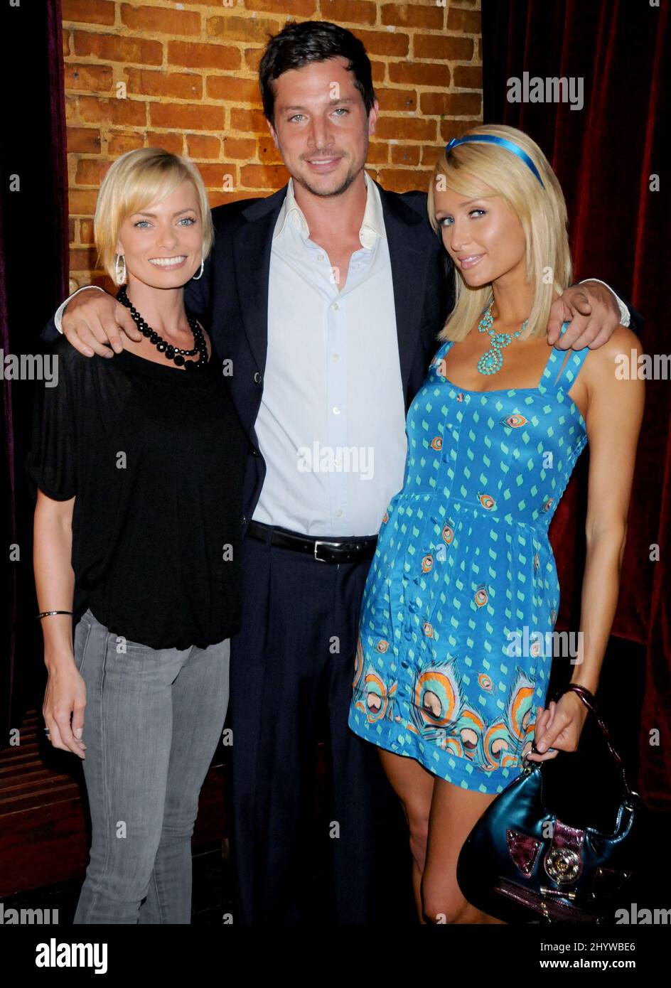 Jaime Pressly and Simon Rex and Paris Hilton at the screening of Rex ...