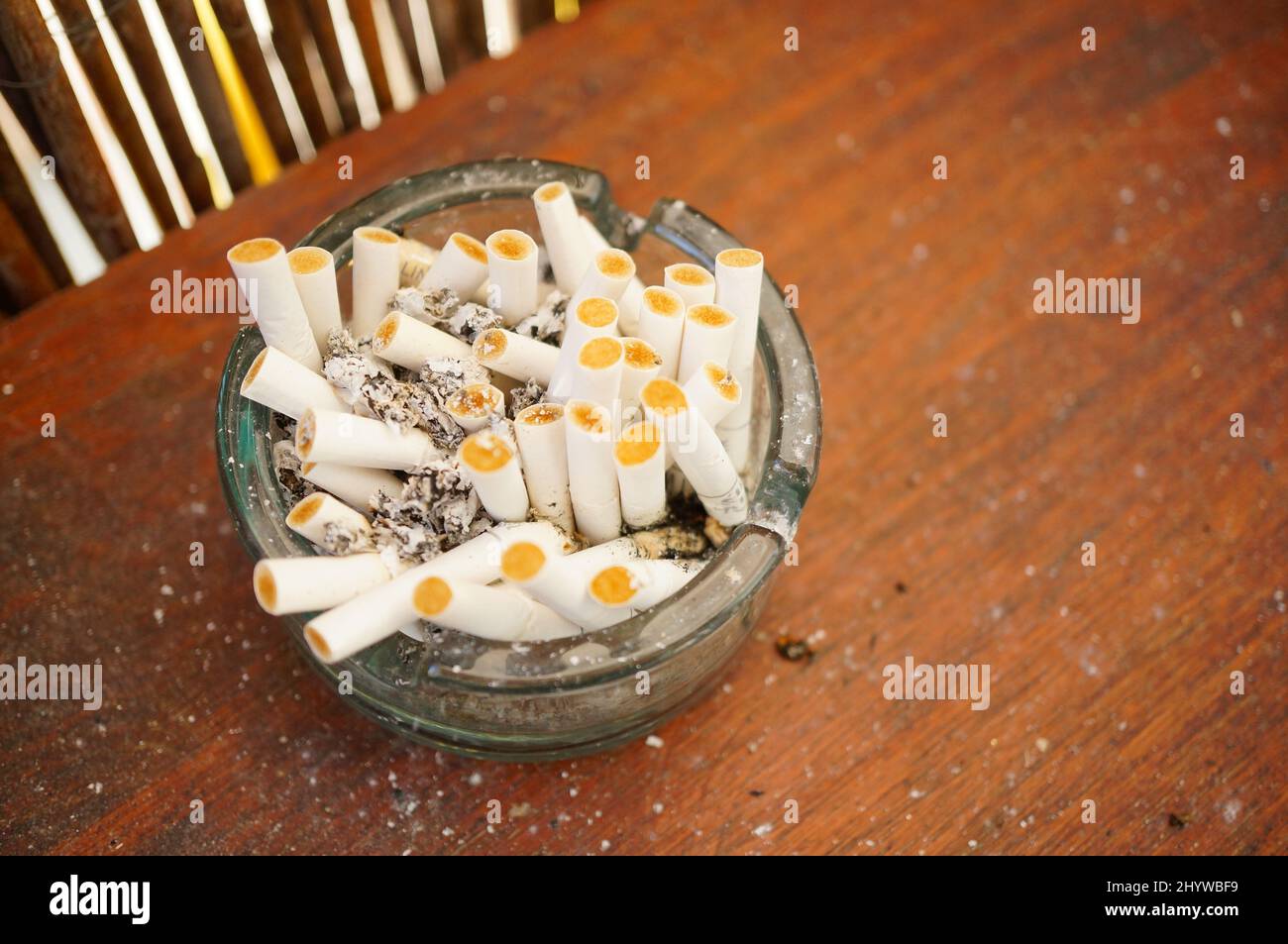 Mix of used cigarettes Stock Photo - Alamy