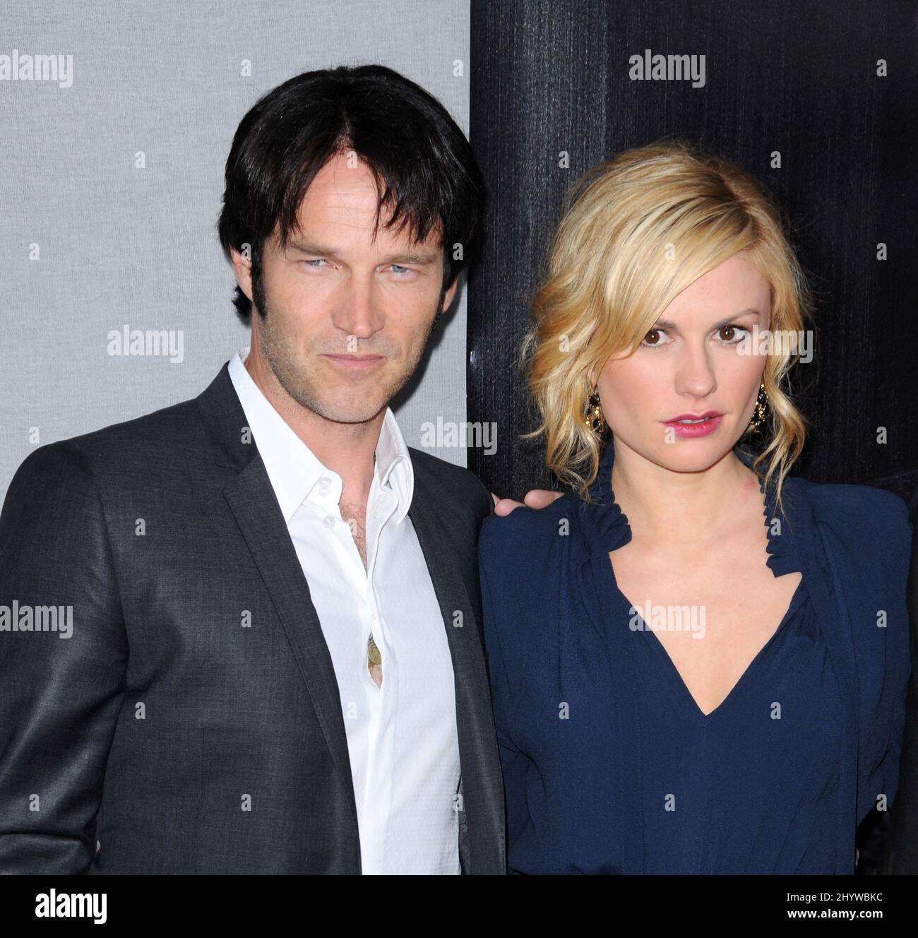Stephen Moyer and Anna Paquin at the "True Blood" Second Season Los ...