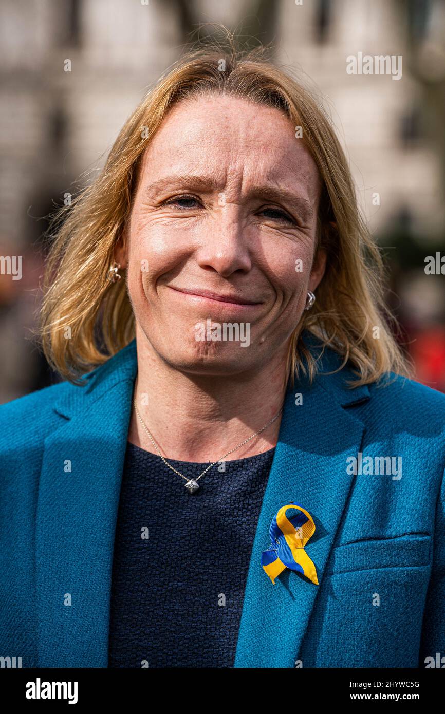 LONDON, UK. 15 March, 2022 . Helen Morgan, the newly elected Liberal ...