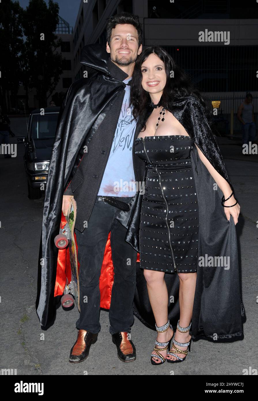 Bret Roberts and Meadow Williams at the "Raven" World Premiere, held at ...