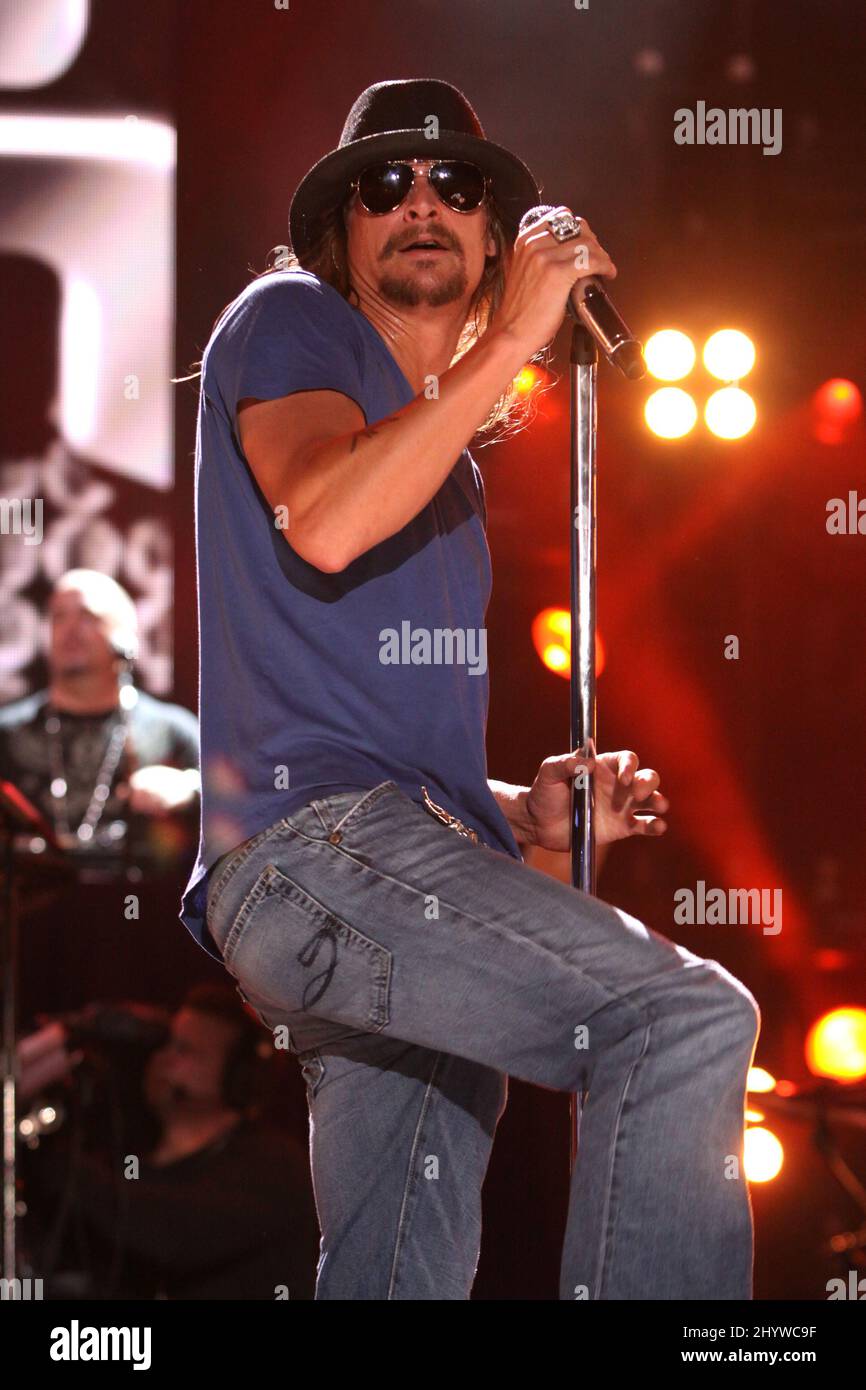 Kid Rock on stage at the CMA Music Festival 2009 held at the LP Field ...