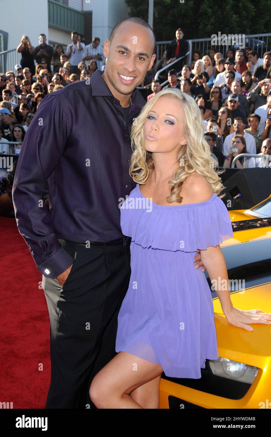 Kendra Wilkinson and Hank Baskett at the Premiere of "Transformers ...