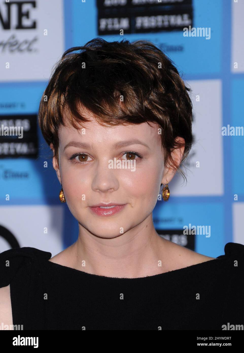 Carey Mulligan at the premiere of 'Public Enemies' at the Mann Village ...