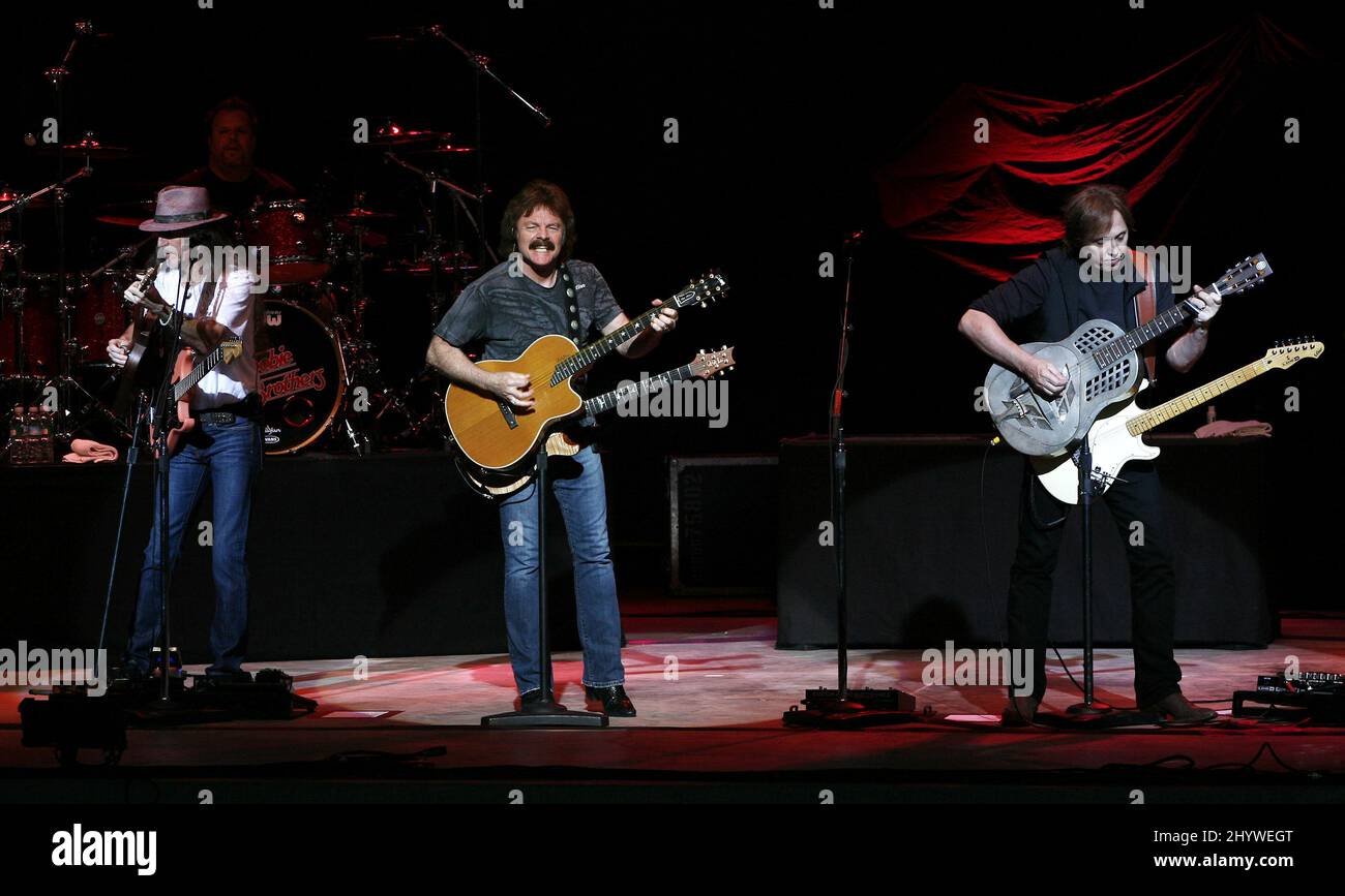The Doobie Brothers perform in concert at the Bethel Woods Center for ...
