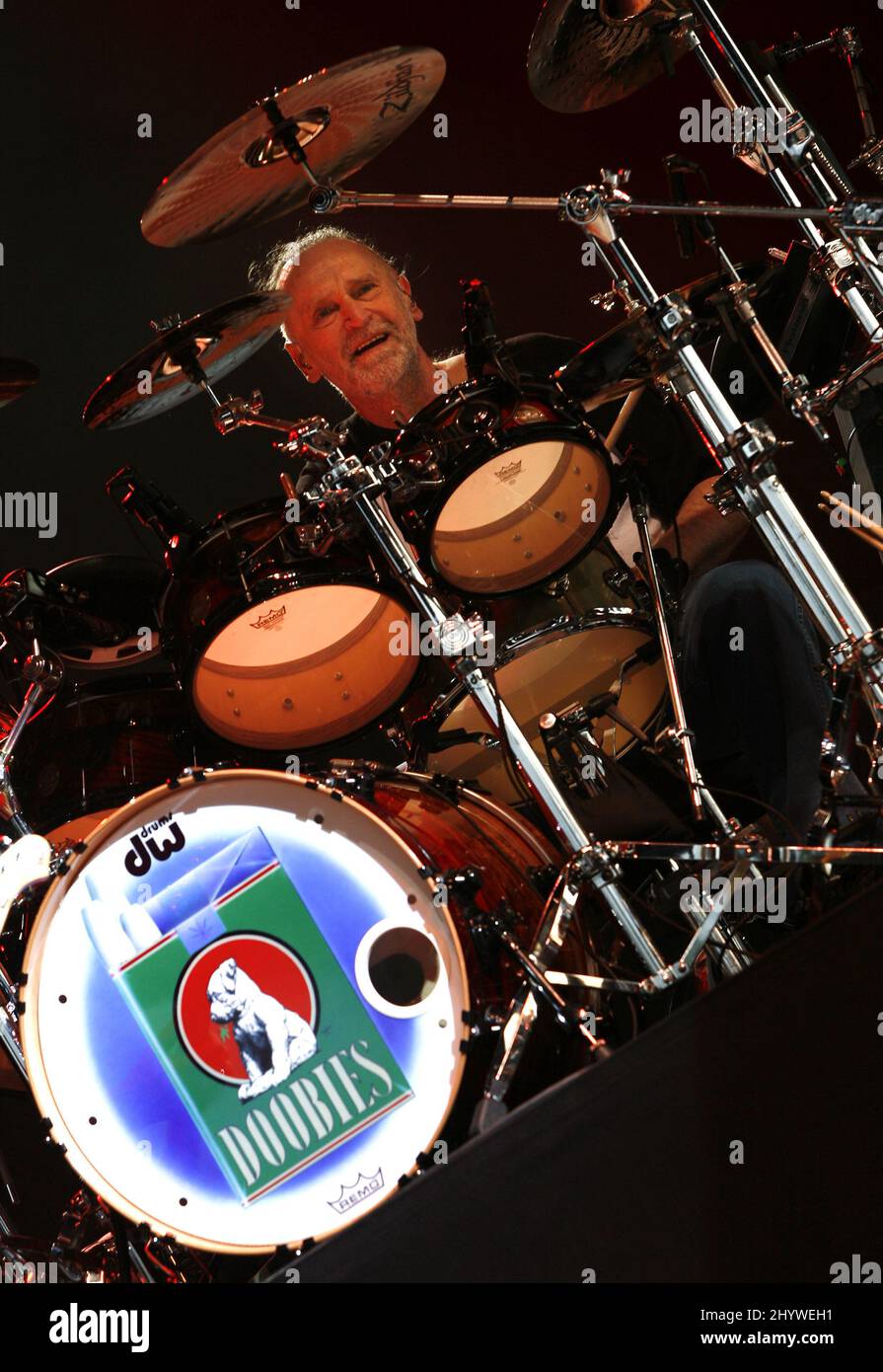 Michael Hossack from The Doobie Brothers performs in concert at the ...