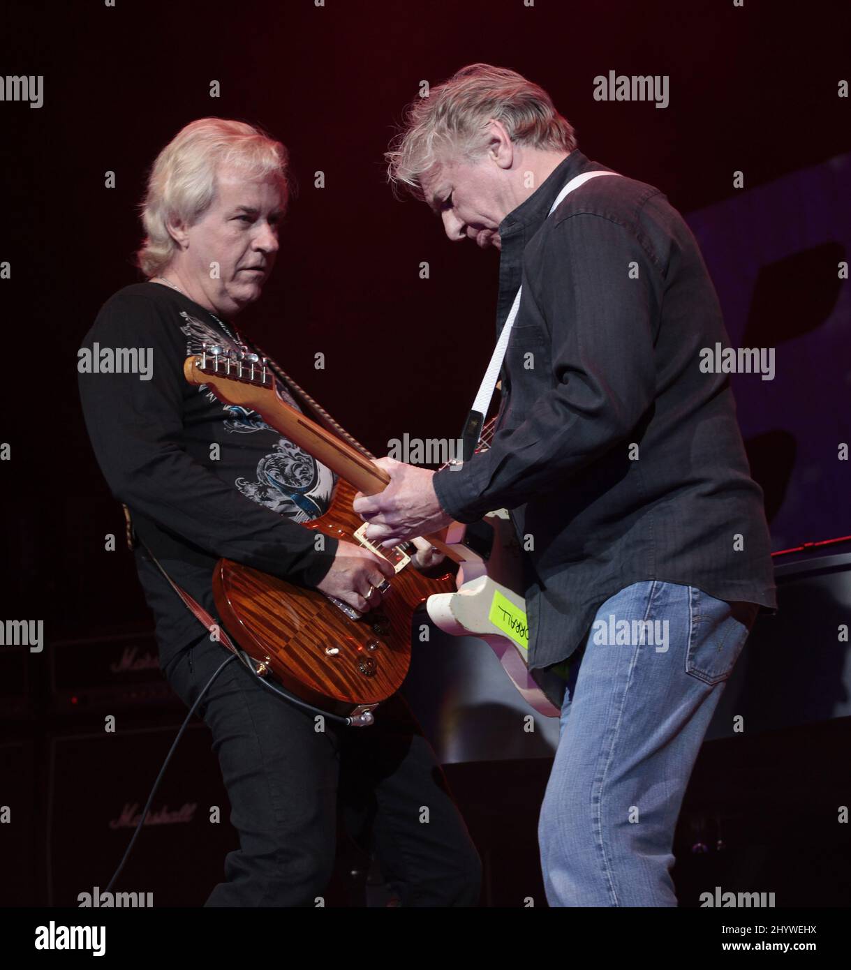 Howard Leese and Mick Ralphs from Bad Company performs in concert at ...