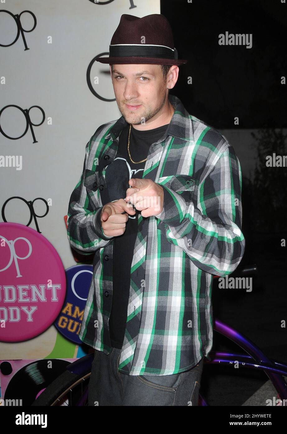 Joel Madden arrives at the 'Open Campus' Launch Party held at Mel's ...