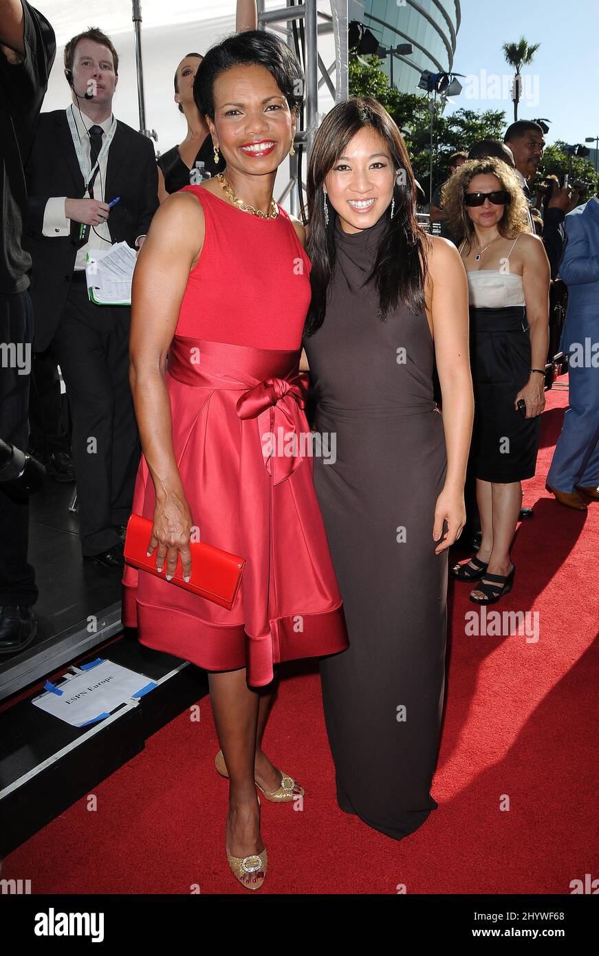 Condoleezza Rice, Michelle Kwan at the Annual ESPY Awards, held at the ...