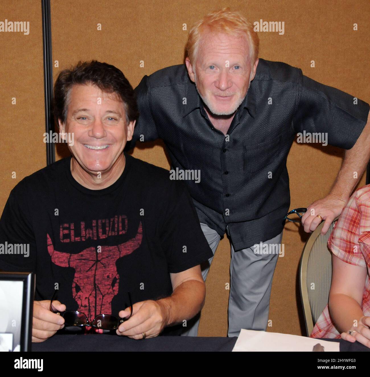 Anson Williams and Donny Most at the The Hollywood Collectors ...