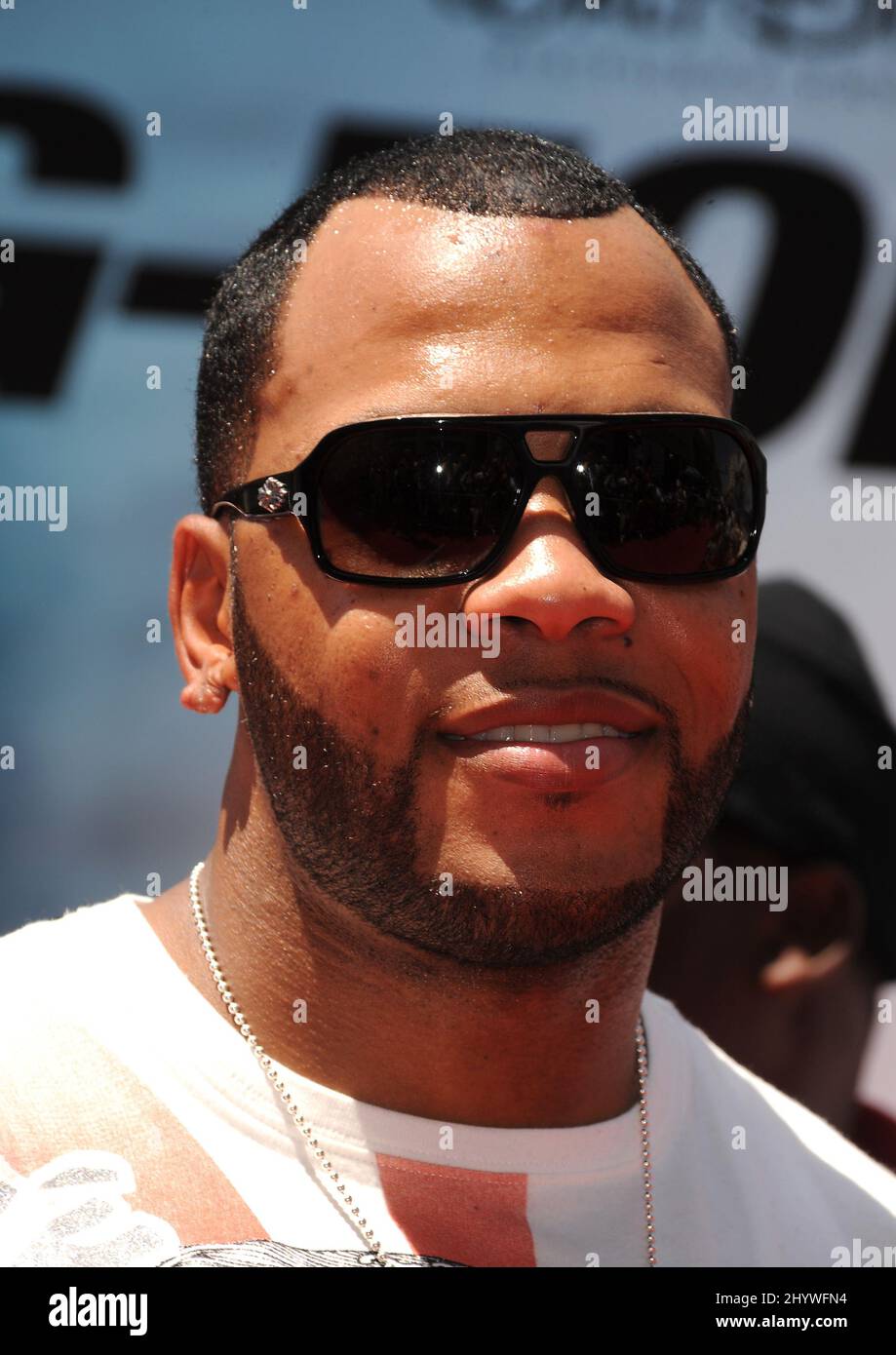 Flo Rida arrives at the 'G-Force' World Premiere held at the El Capitan ...