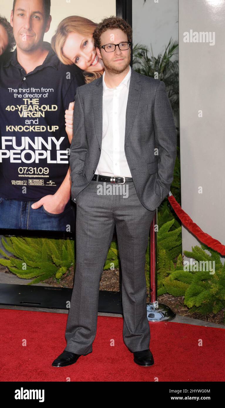 Seth Rogen at the 'Funny People' World Premiere, held at the ArcLight ...