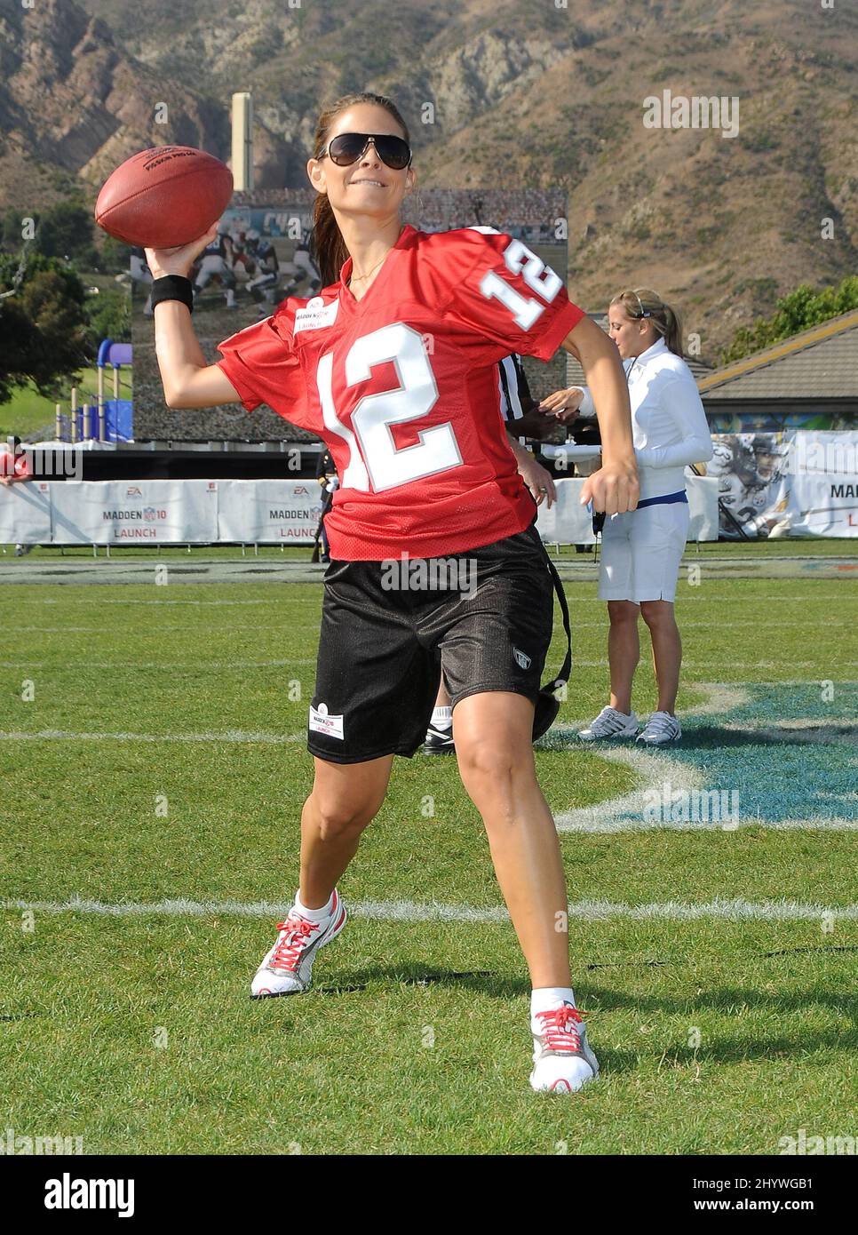 Maria Menounos at the Madden NFL 10 Pigskin Pro-Am held at Malibu ...