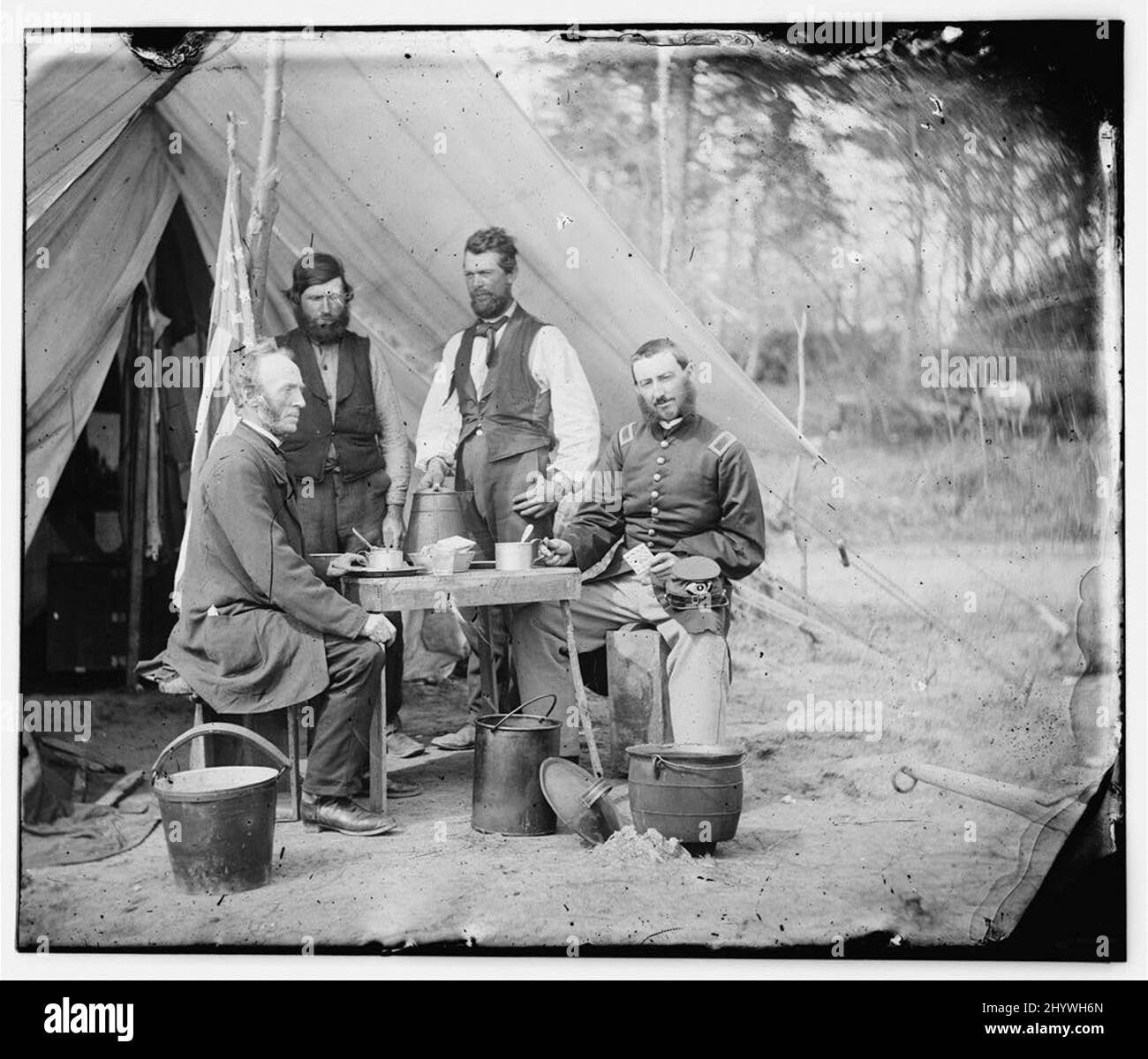 Vintage photo from the American Civil War 1860s Stock Photo - Alamy