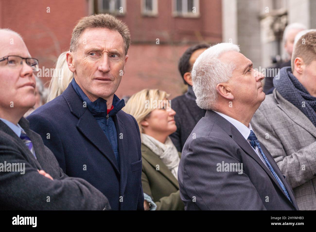 Peter Fitzpatrick (TD) at the Drogheda Peace Rally which was held on ...