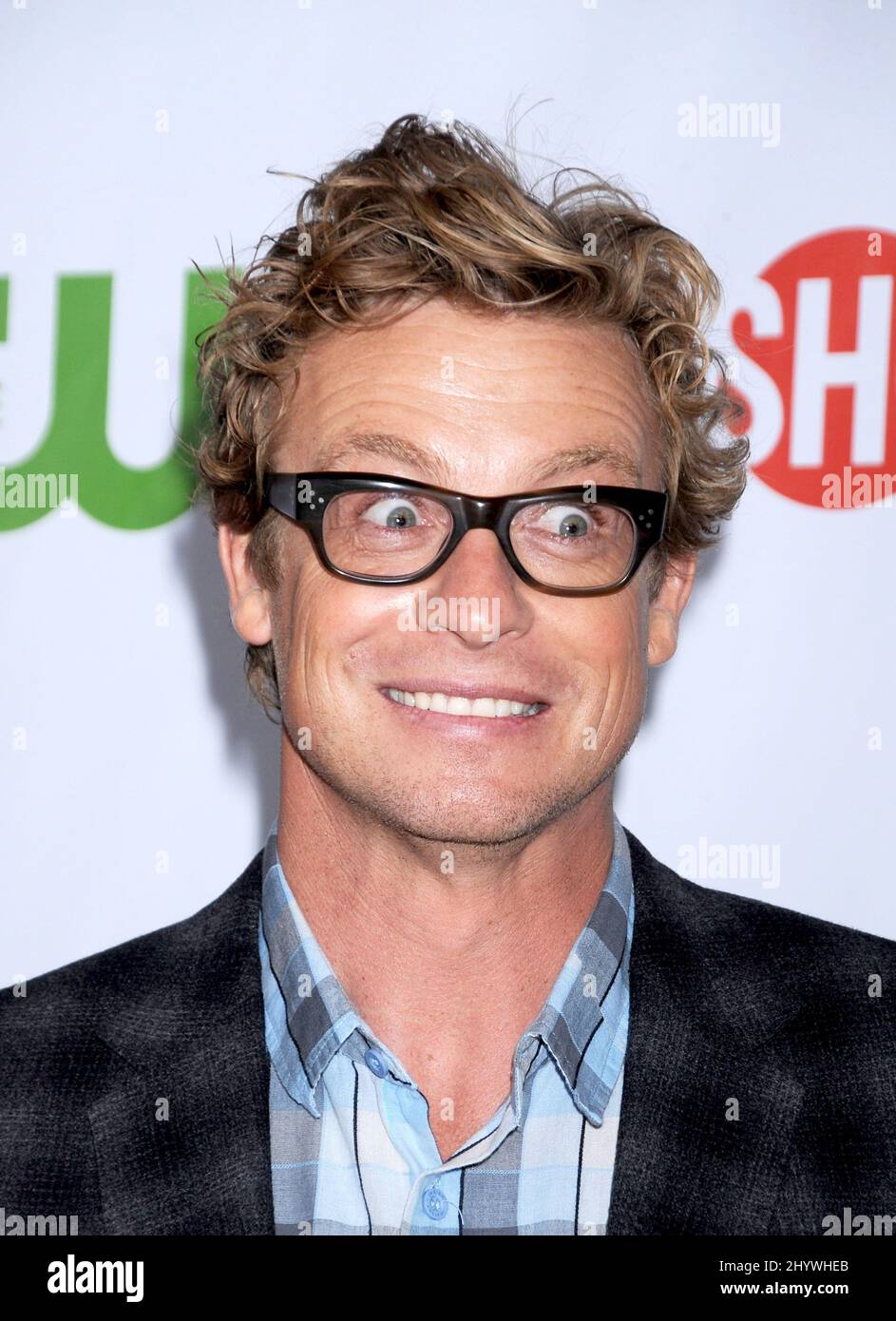 Simon Baker arriving to the .Summer 2009 TCA Party-CBS-SHOWTIME-CW ...