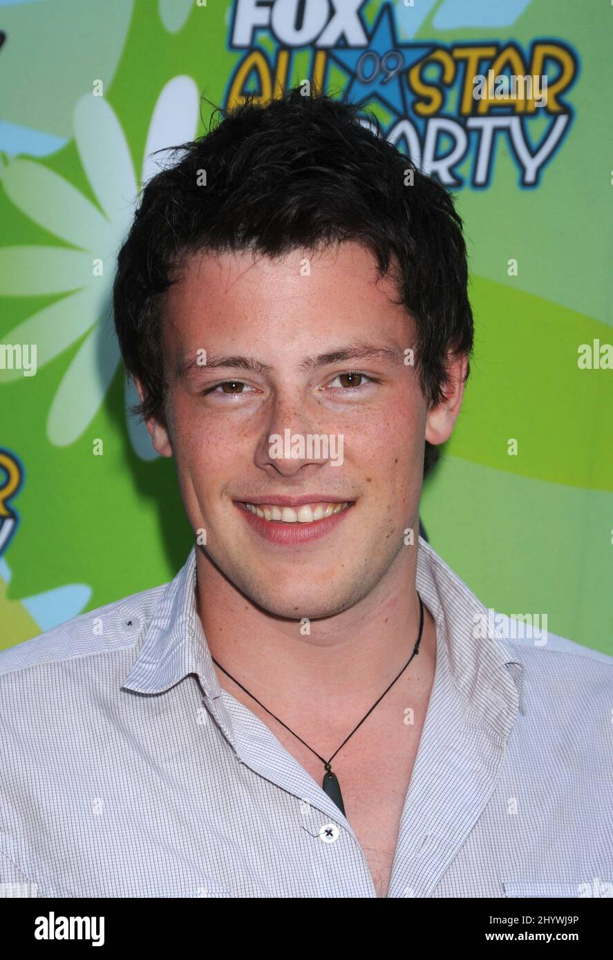 Cory Monteith at the Fox All-Star Summer 2009 TCA Party, held at The ...
