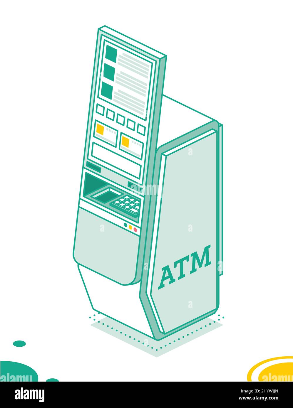 Money Transfer Machine Stock Vector Images - Alamy