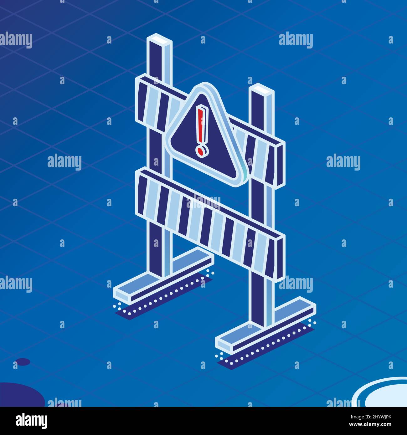 Illustration under construction board on Stock Vector Images - Alamy