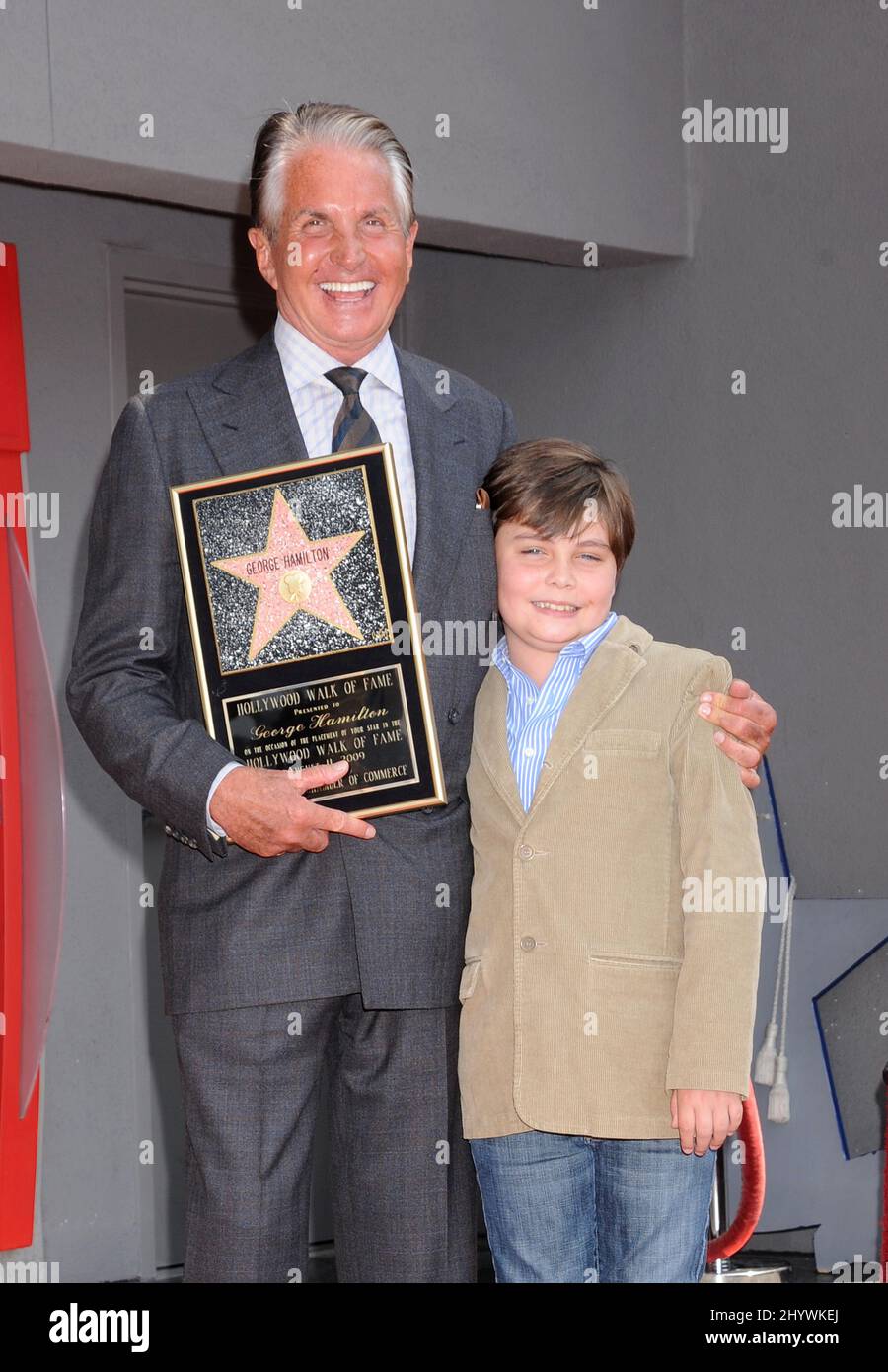 Fame as george hamilton is honoured hi-res stock photography and images ...