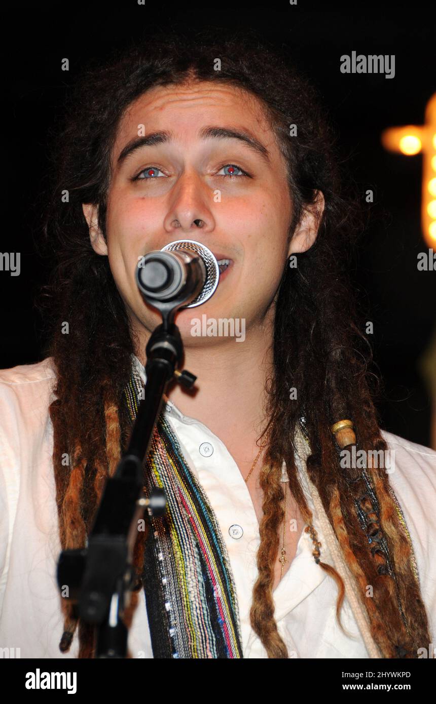 Jason Castro at the Donate Life Concert Series held at the Grove in Los ...