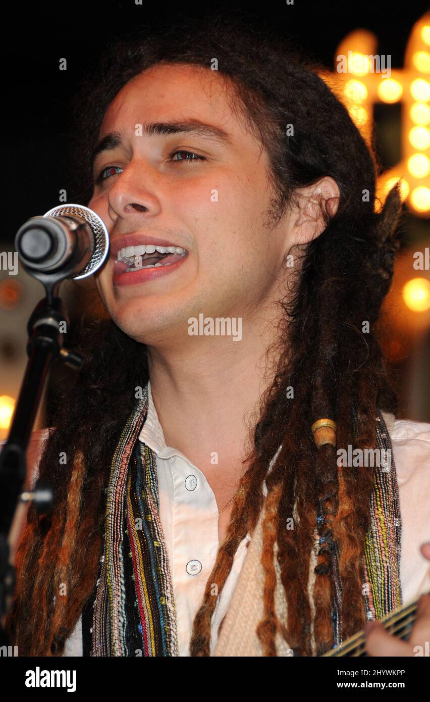 Jason Castro at the Donate Life Concert Series held at the Grove in Los ...
