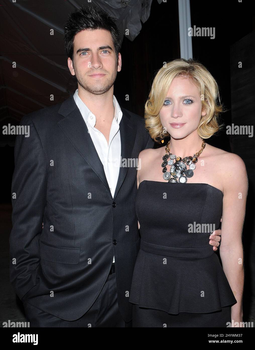 Brittany Snow and Ryan Rottman is seen outside the club Nobu in West ...
