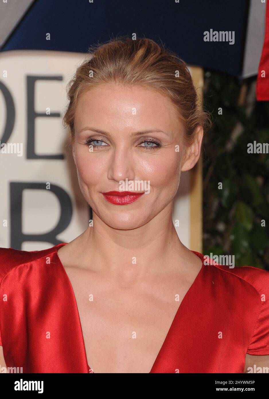 Cameron Diaz at the 67th Golden Globe Awards ceremony, held at the Beverly Hilton hotel in Los ...