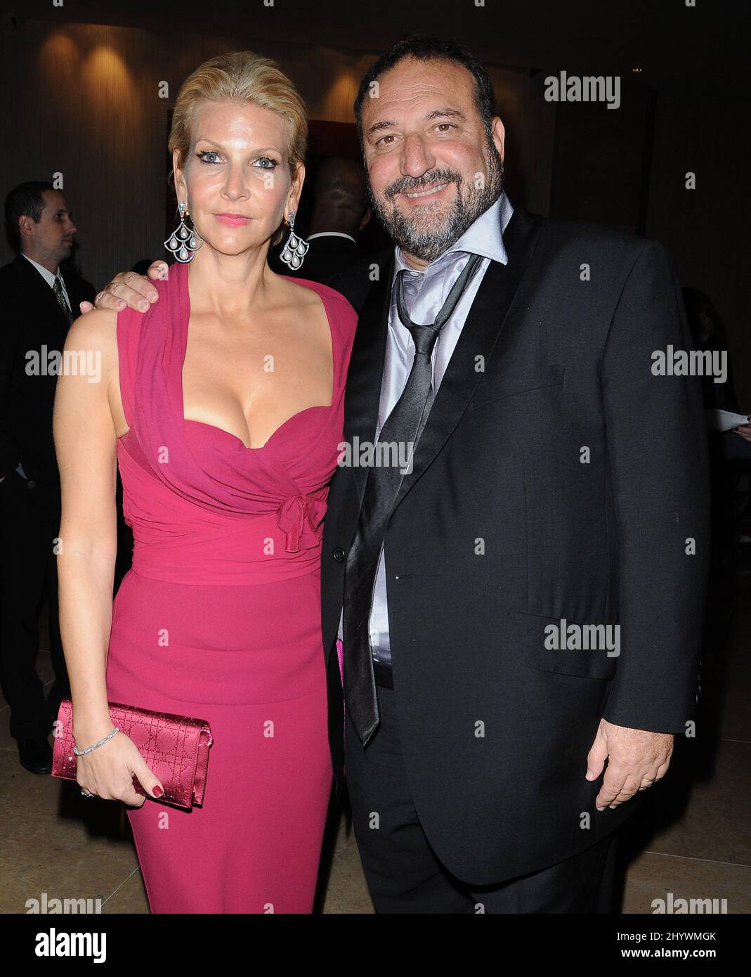 Karyn Fields and Joel Silver after The Golden Globe Awards in Beverly ...