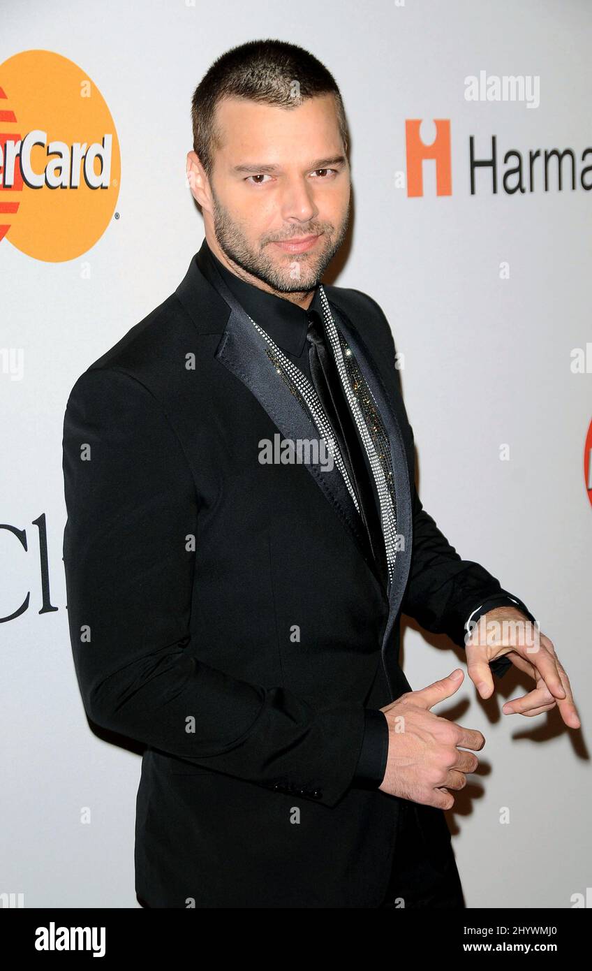 Ricky Martin at the the Annual Clive Davis Pre-Grammy Gala at the ...
