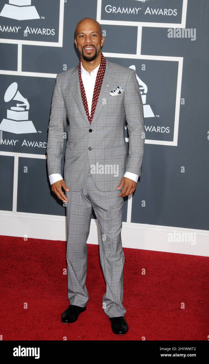 Common arrives at the 52nd Annual Grammy Awards held at the Staple ...