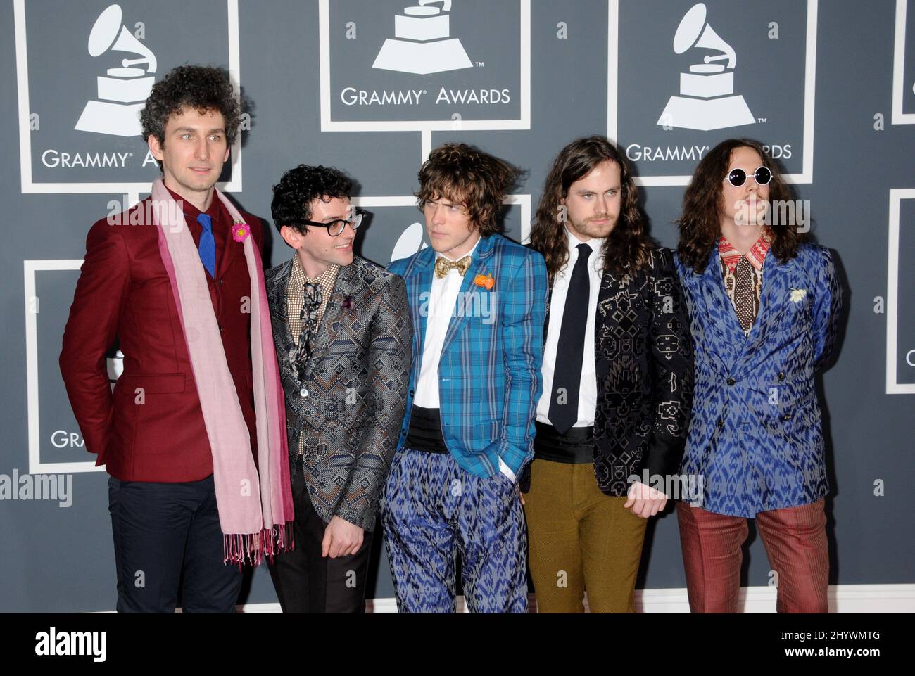 MGMT arrives at the 52nd Annual Grammy Awards held at the Staple Center ...